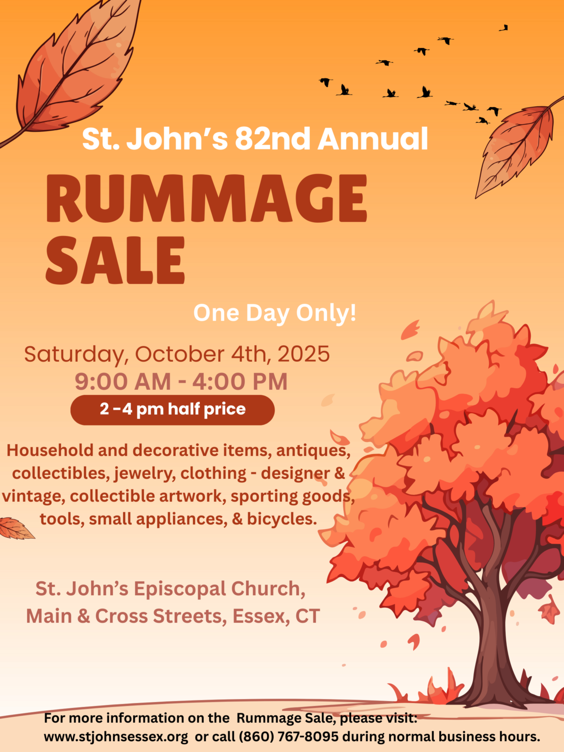 The 82nd Annual Rummage Sale - St. John's Episcopal Church | Essex, CT